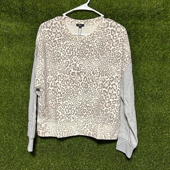 Rails | Sweaters | Rails Alice Leopard Print Cotton Blend Top | Poshmark